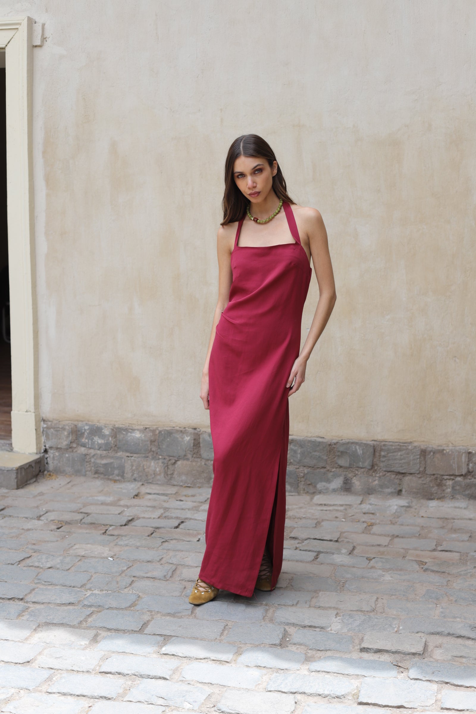 Vestido Tania Burdeo – Marina Mia
